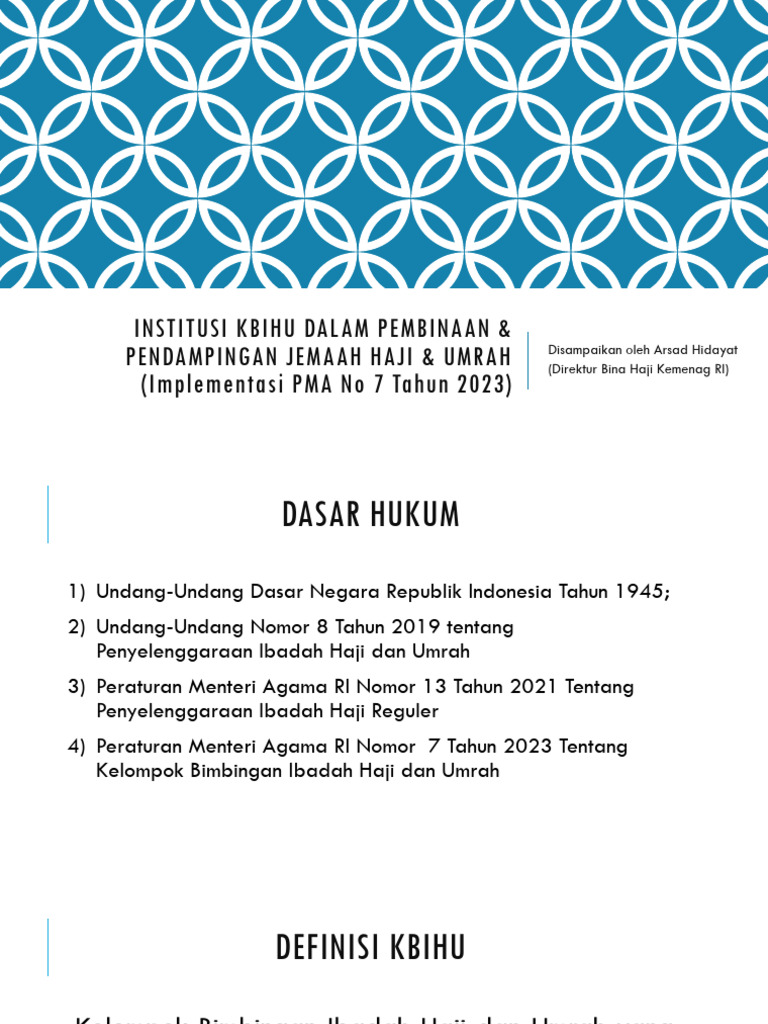 KBIHU dan Implementasi PMA No 7/2023 | PDF | Karier & Perkembangan