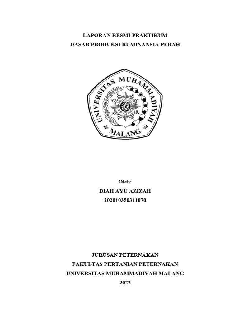 Lapres DPR Perah | PDF | Kesehatan Holistik