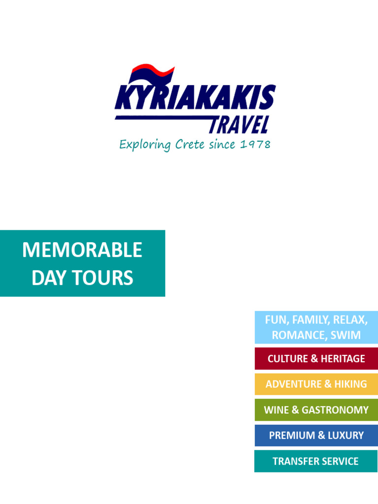 BROCHURE For Excursions | PDF | Crete