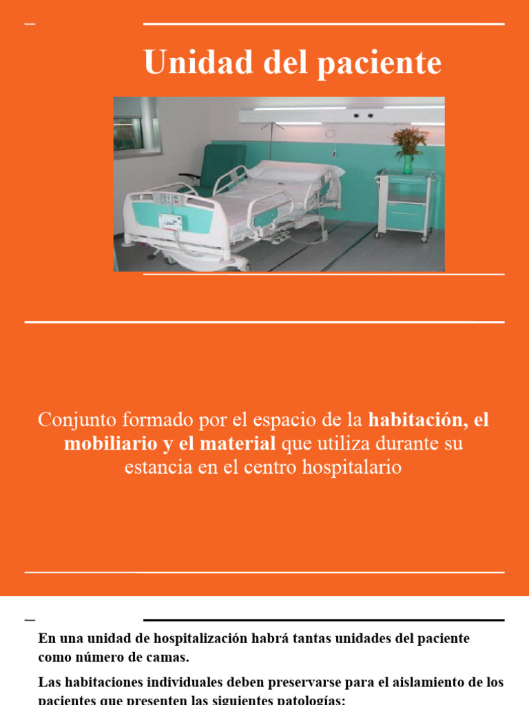 Unidad Del Paciente | Descargar gratis PDF | Hospital | Ventilación ...