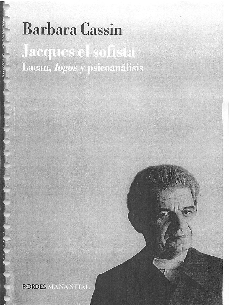 CASSIN Barbara Jacques El Sofista Lacan | PDF