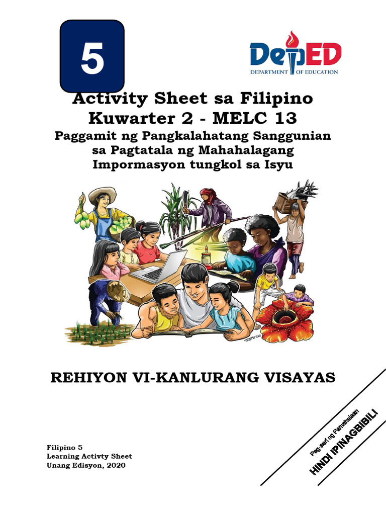 13 FIL5 LAS Q2 MELC 13 Paggamit NG Pangkalahatang Sanggunian | PDF
