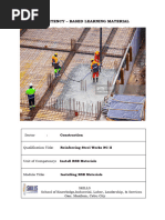 Self-Assessment Guide Qualification: Masonry NC Ii Lay Concrete Hollow ...