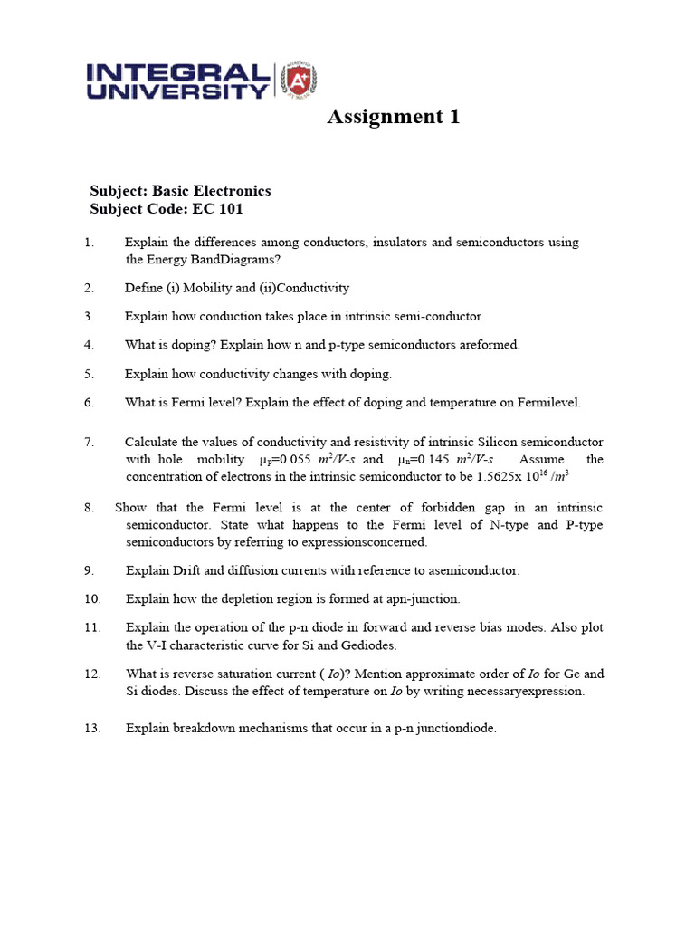 Assignment 1 Ec 101 | PDF