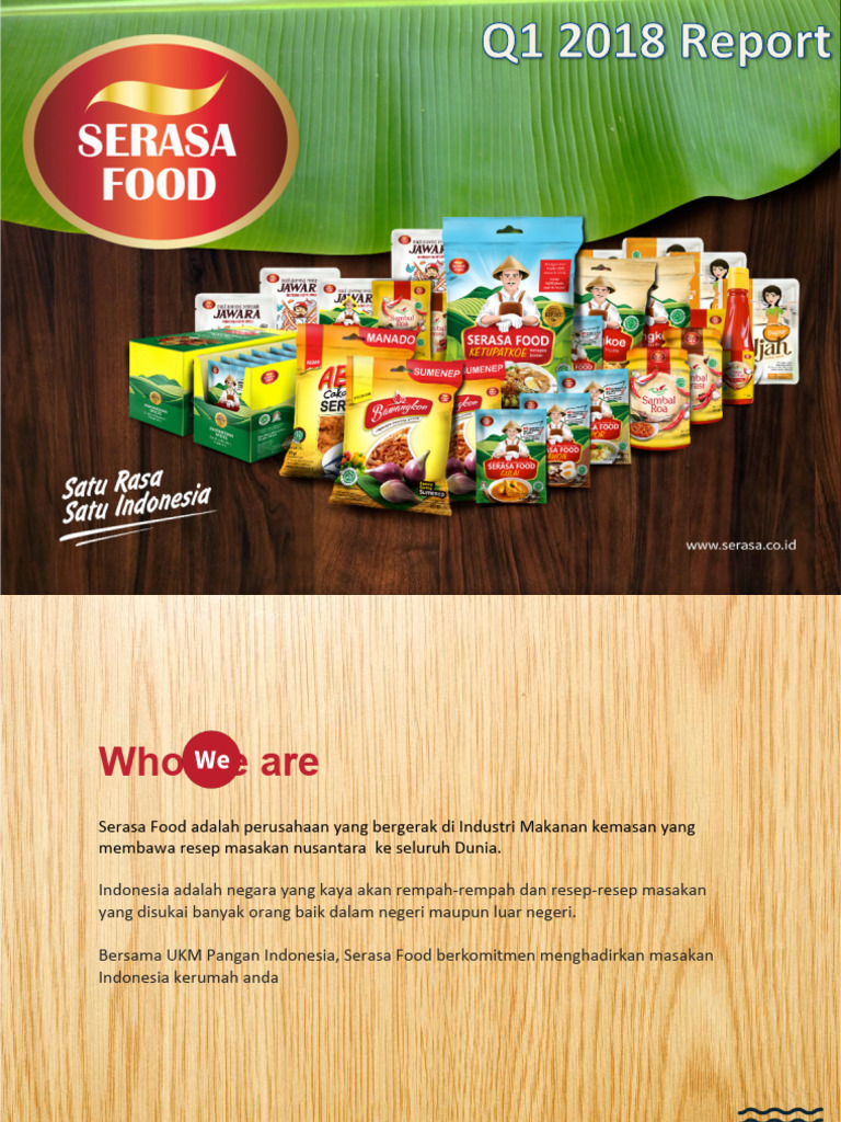 SERASA FOOD Q1 Report | PDF