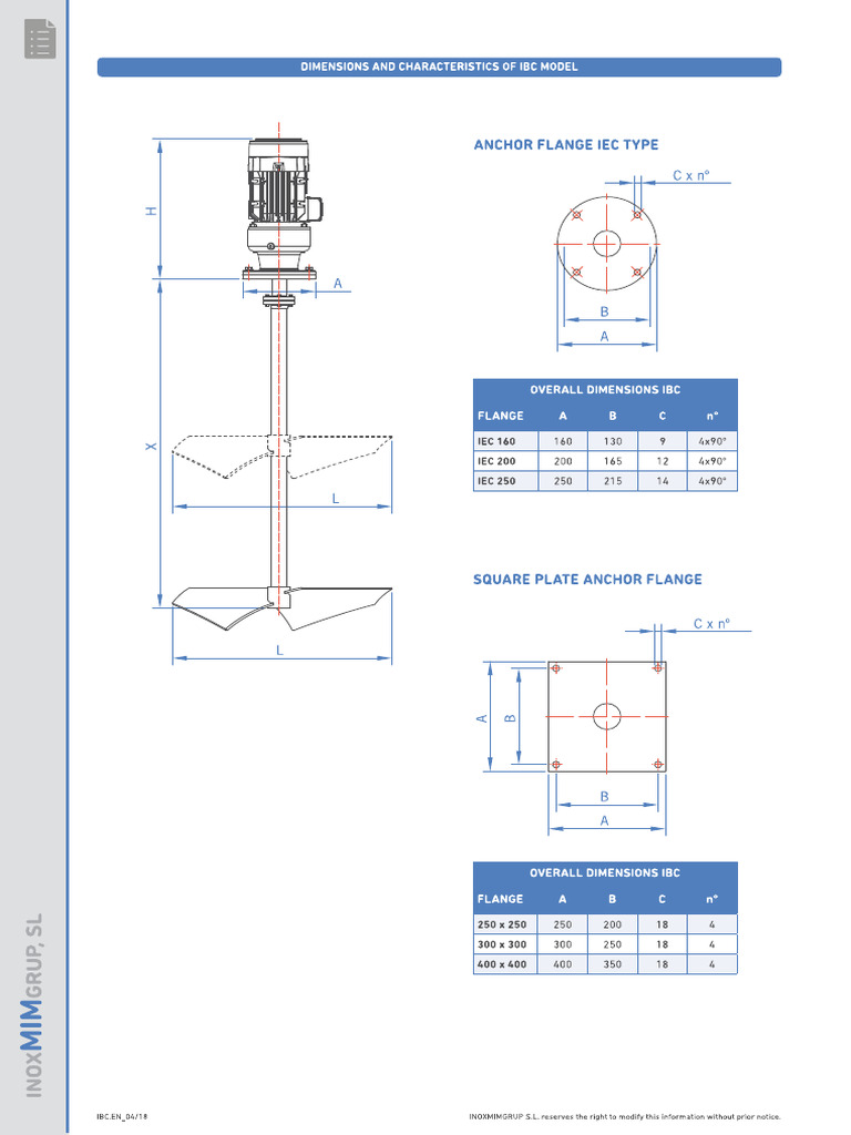 Agitator Drawing 2 Stages | PDF