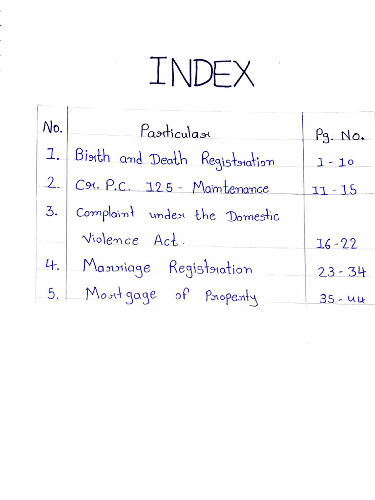 LLB Project Work | PDF