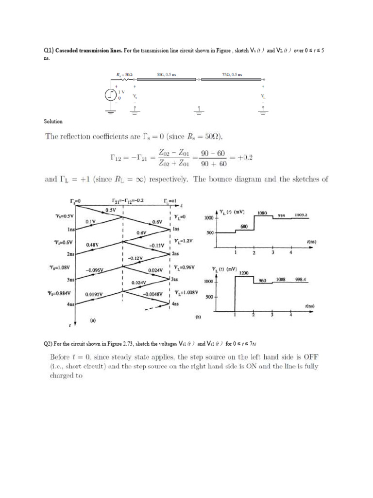 Practice Questions | PDF | Transmission Line | Electric Power Transmission