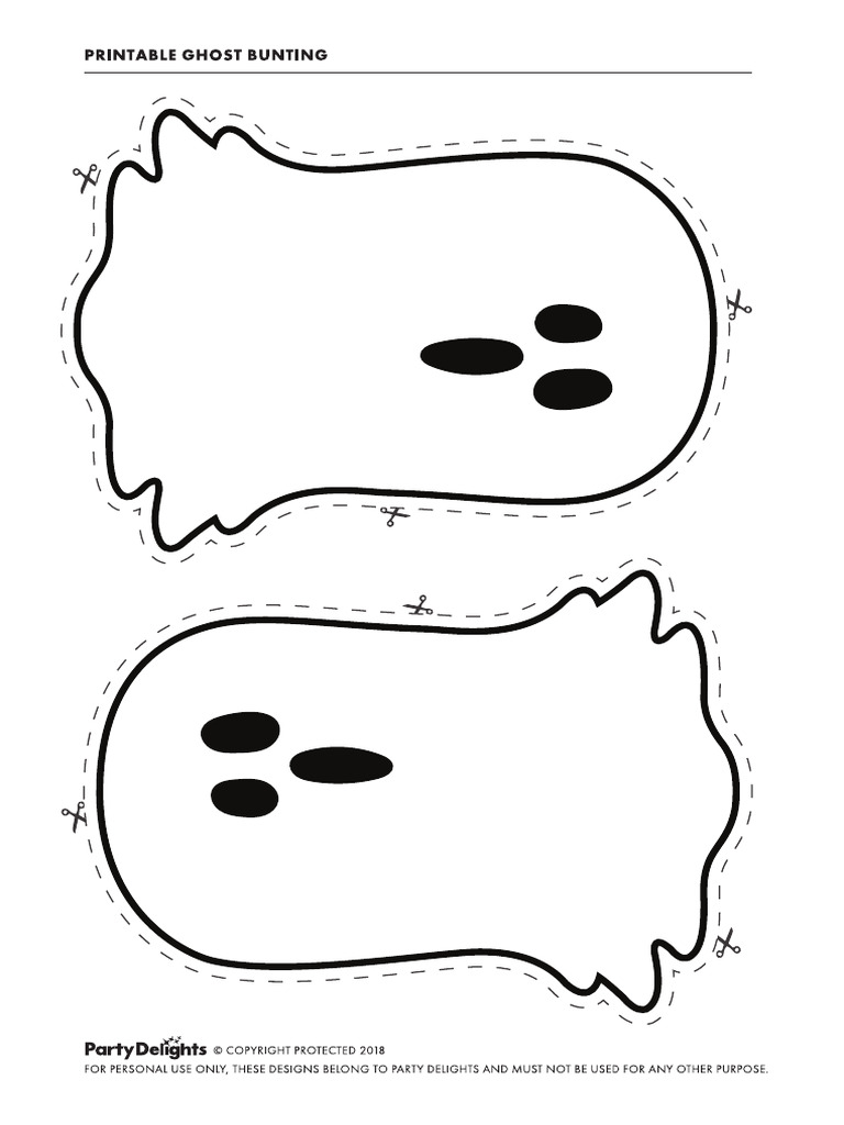 Printable Ghost Bunting | PDF