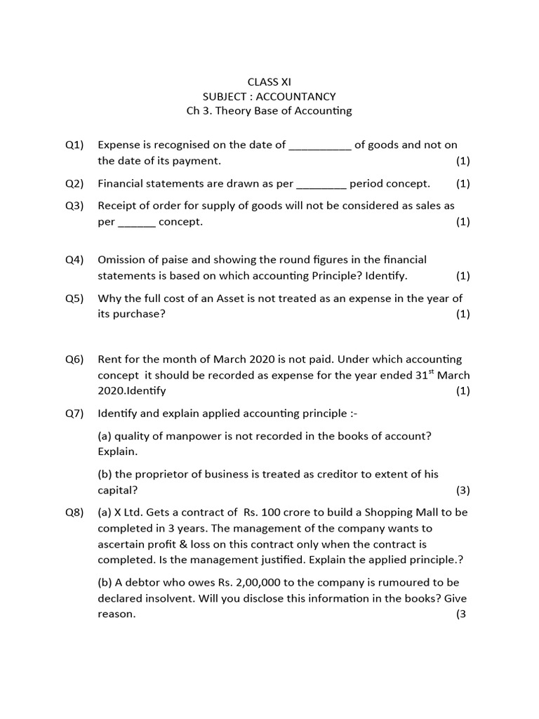 Accounting Principle Assignment | PDF | Insurance | Expense