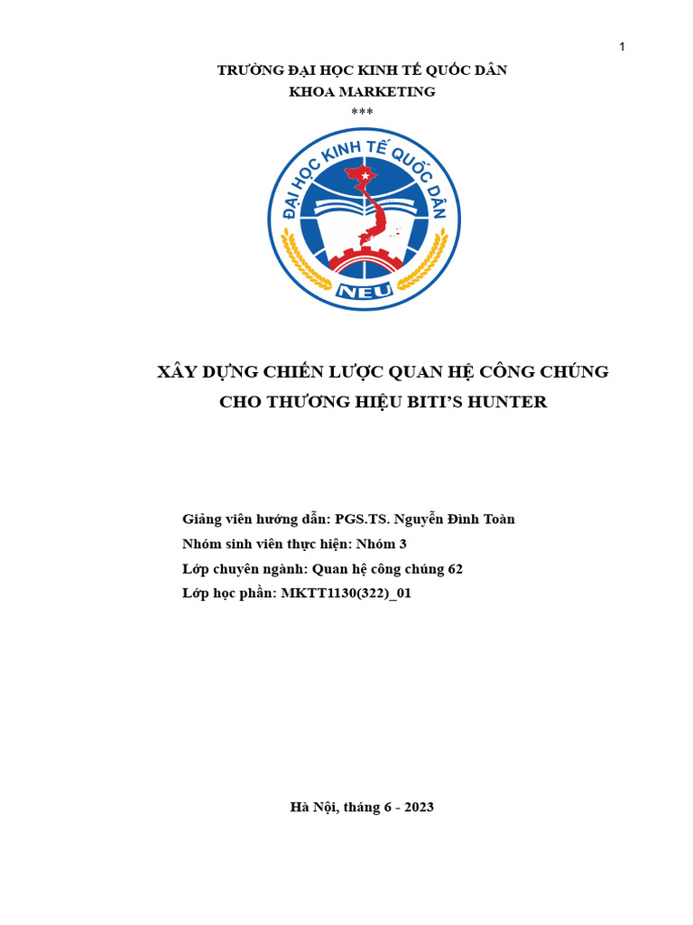 Nhóm 3 - Báo Cáo - Biti's Hunter | PDF