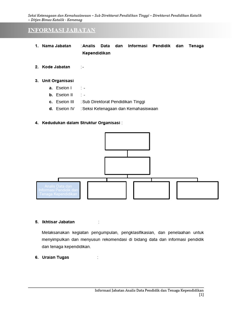 Analis Data Dan Informasi Pendidik Dan Tenaga Kependidikan | PDF | Komputer