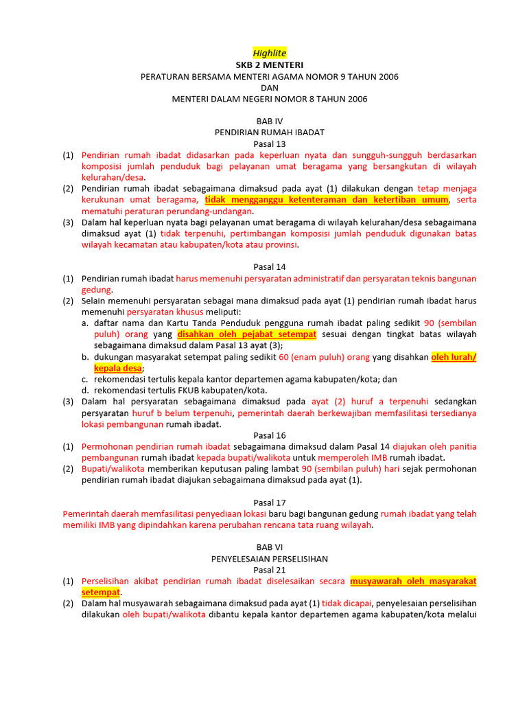 Highlite SKB 2 MENTERI | PDF