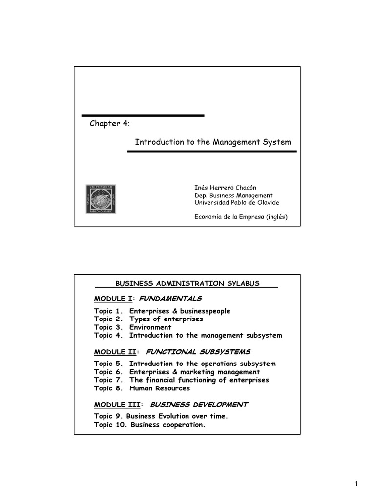 Chapter 4: Management System Overview | PDF | Strategic Management | Goal
