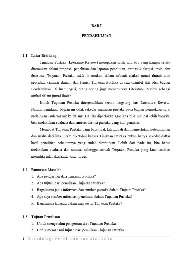 394323308 Isi Tinjauan Pustaka | PDF