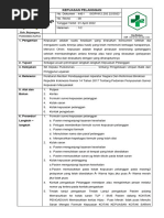 Contoh Prosedur Instruksi SOP Waiter Restoran | PDF