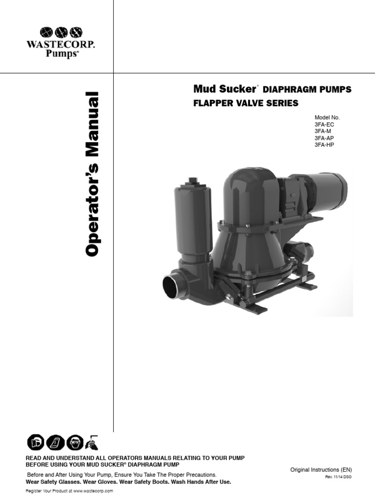 3FA Series Operators Manual Email | PDF | Pump | Valve