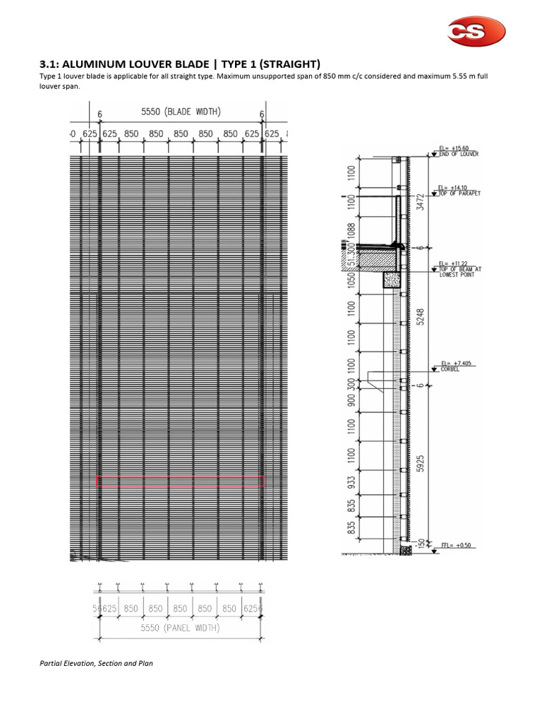 3.1 Louver Blade - Type 1 | PDF | Applied And Interdisciplinary Physics ...