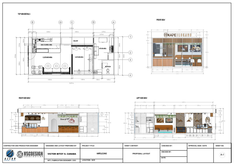 Kape Ilocano SMDC Trees Floor Plan Details | PDF