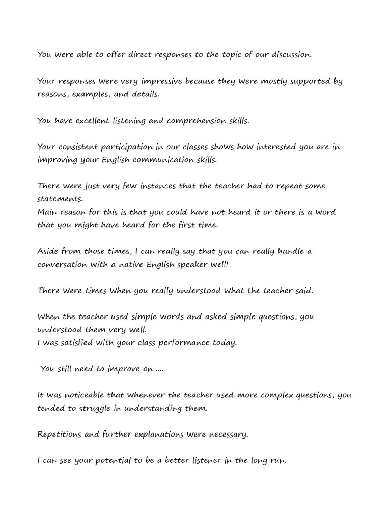 AFTER DEMO Comments | PDF | English Language | Question