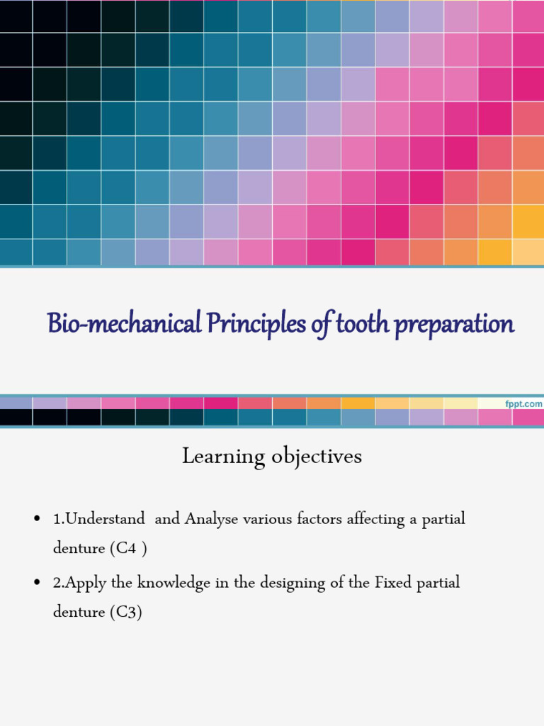 L6 Biomechanical Principles of Tooth Preparation | PDF | Dentistry ...