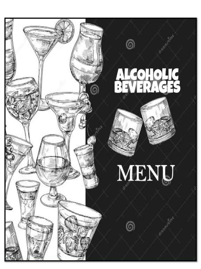 Cocktail and Beverage Menu Overview | PDF | Fermented Drinks | Mixed Drinks