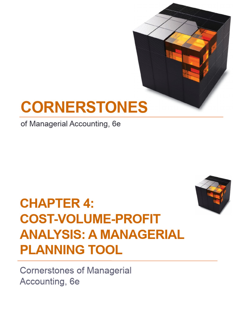 MA 6e PPT Ch04 IE NEW | PDF | Business Economics | Management Accounting