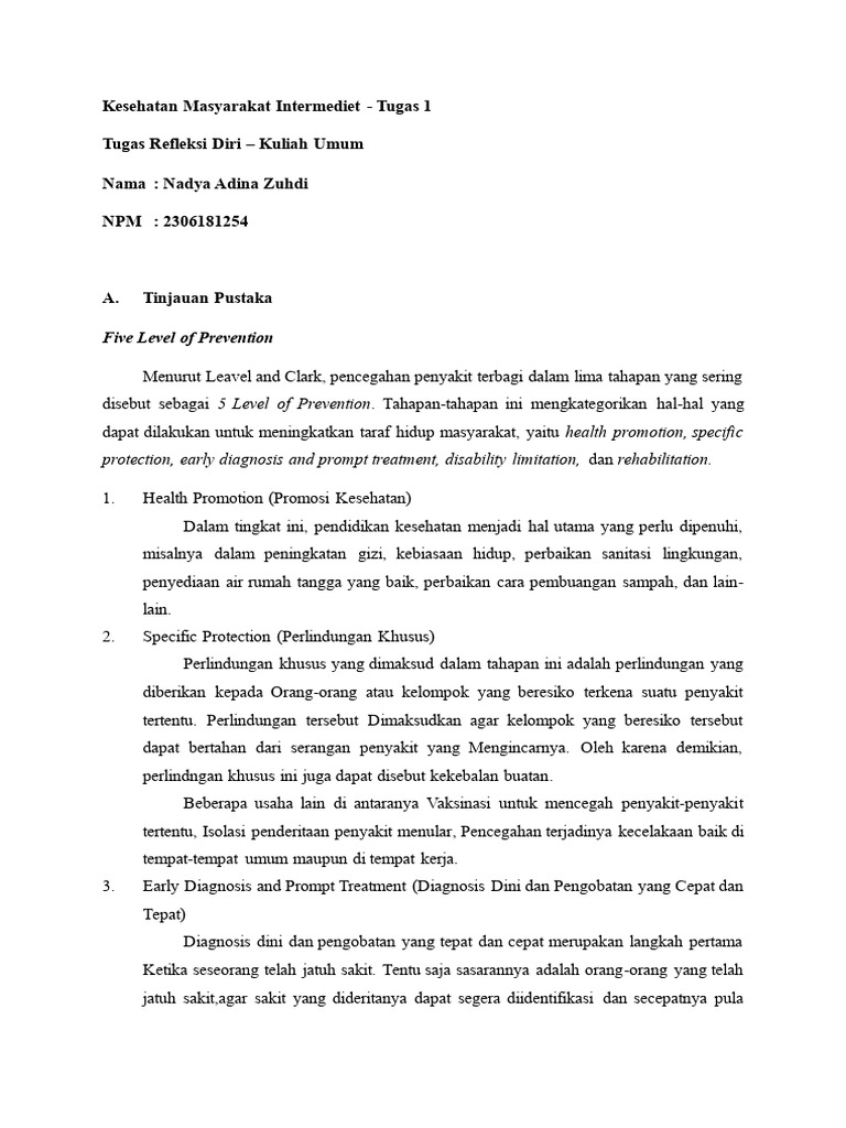 IPH - Nadya Adina Zuhdi - Tugas Individu 1 | PDF