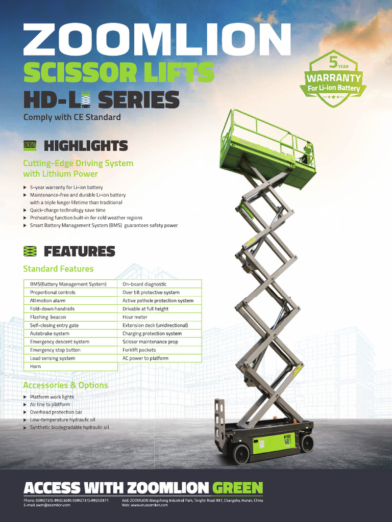 05-ZOOMLION Scissor Lifts HD-Li Series | PDF