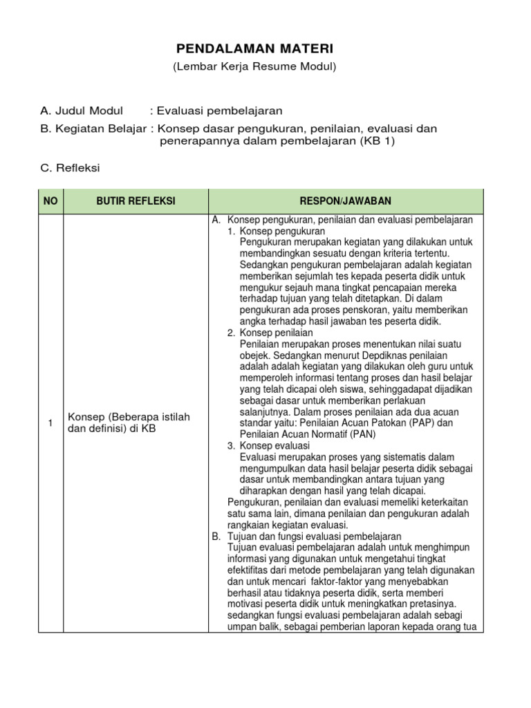 LK - 1 Modul 3 | PDF