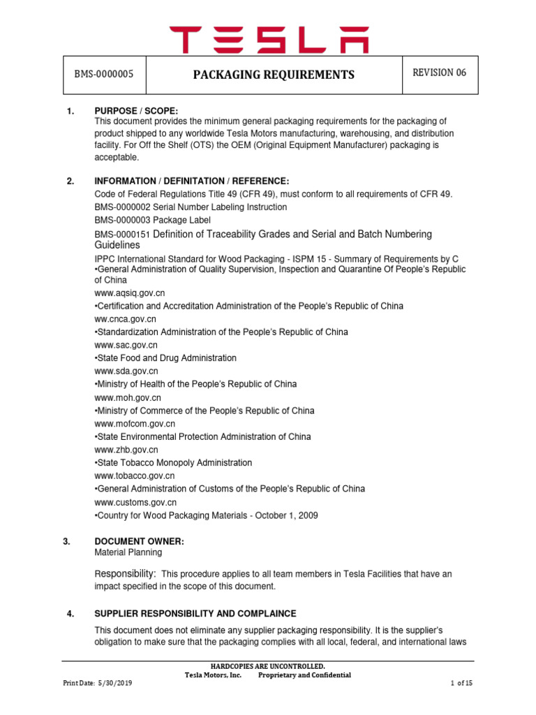 BMS 0000005 | PDF | Electrostatic Discharge | Packaging And Labeling