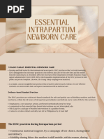 Essential Intrapartum and Newborn Care | PDF | Infants | Childbirth