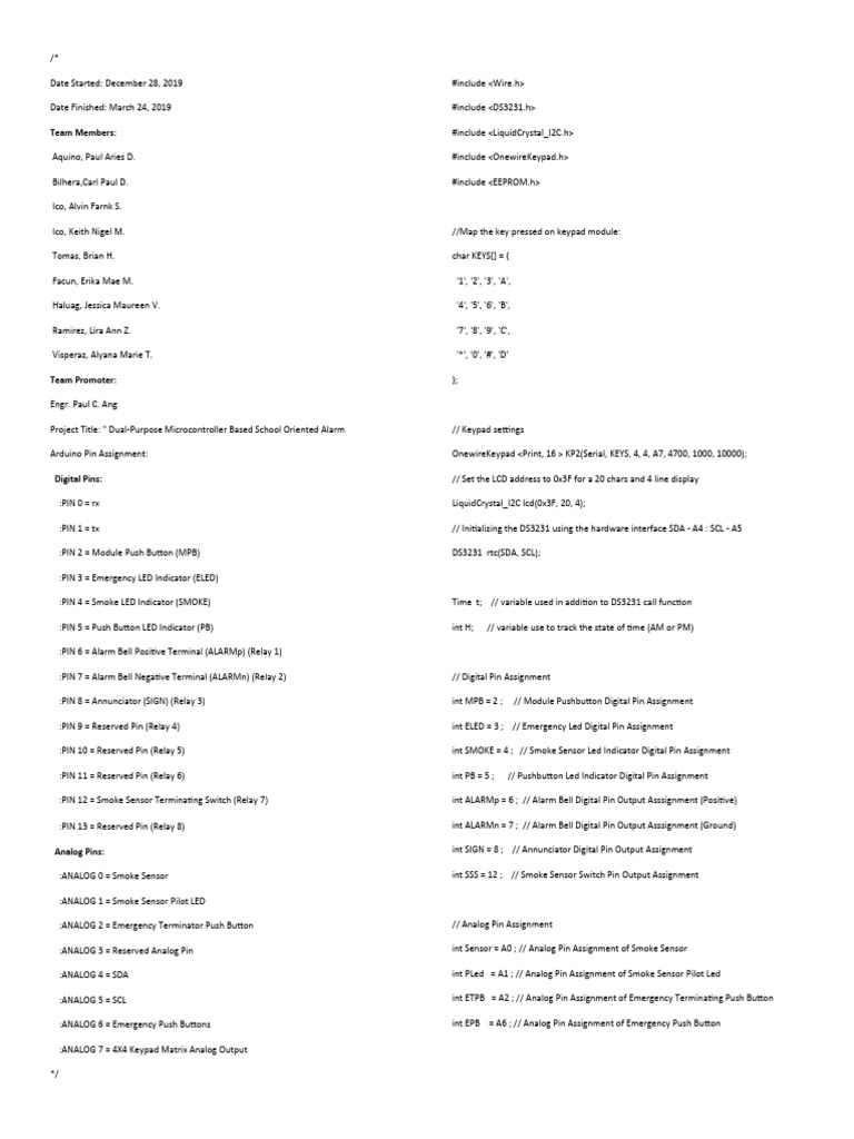 Arduino Codes Pdf Cursor User Interface Computer Engineering 5927