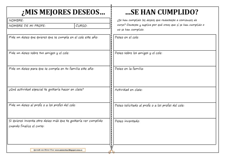 Mis Deseos | PDF