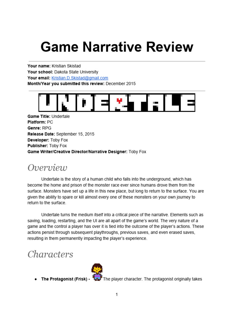 Under Tale | PDF