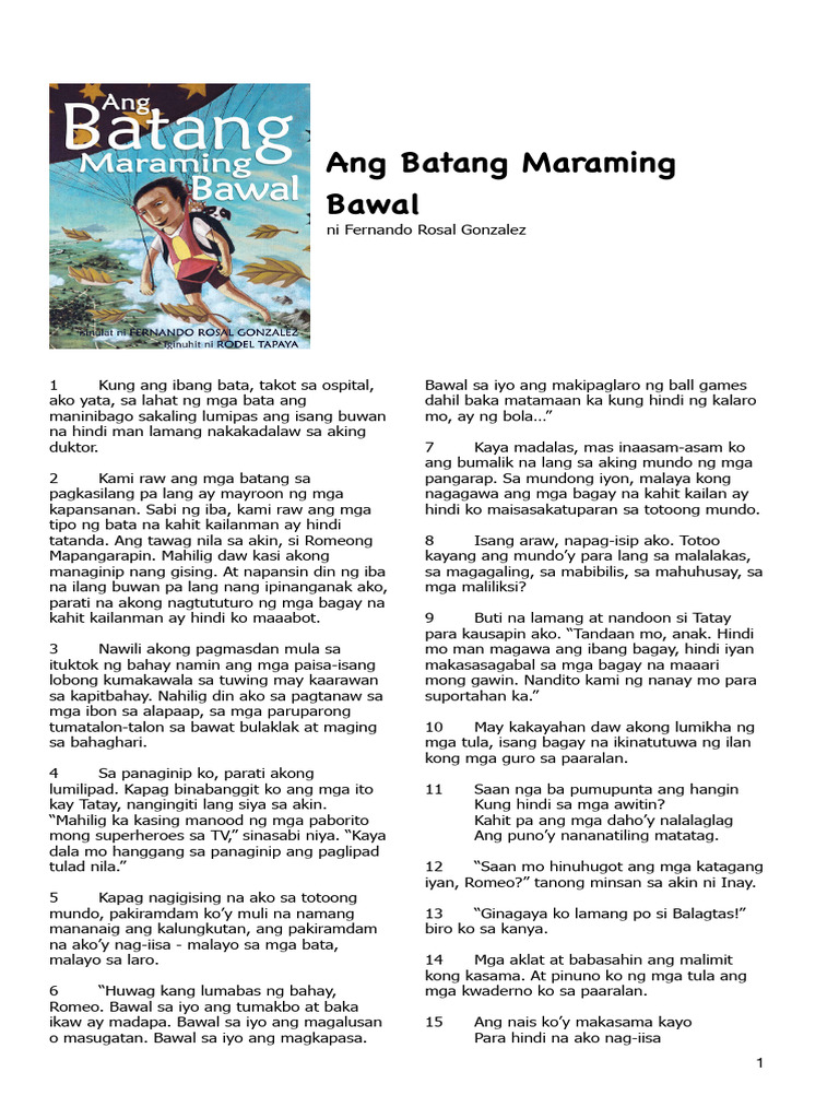 Ang Batang Maraming Bawal Pdf