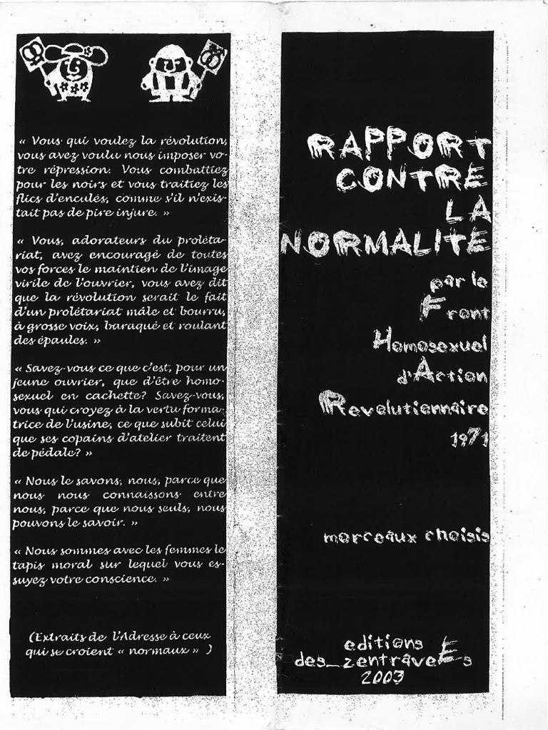 Rapport Contre La Normalite | PDF Rapport Contre La Normalite | PDF