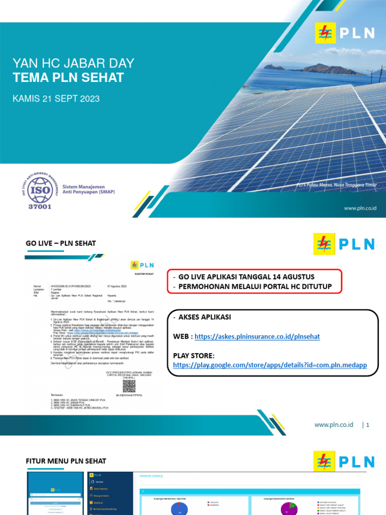 Sosialisasi PLN Sehat 2023 | PDF