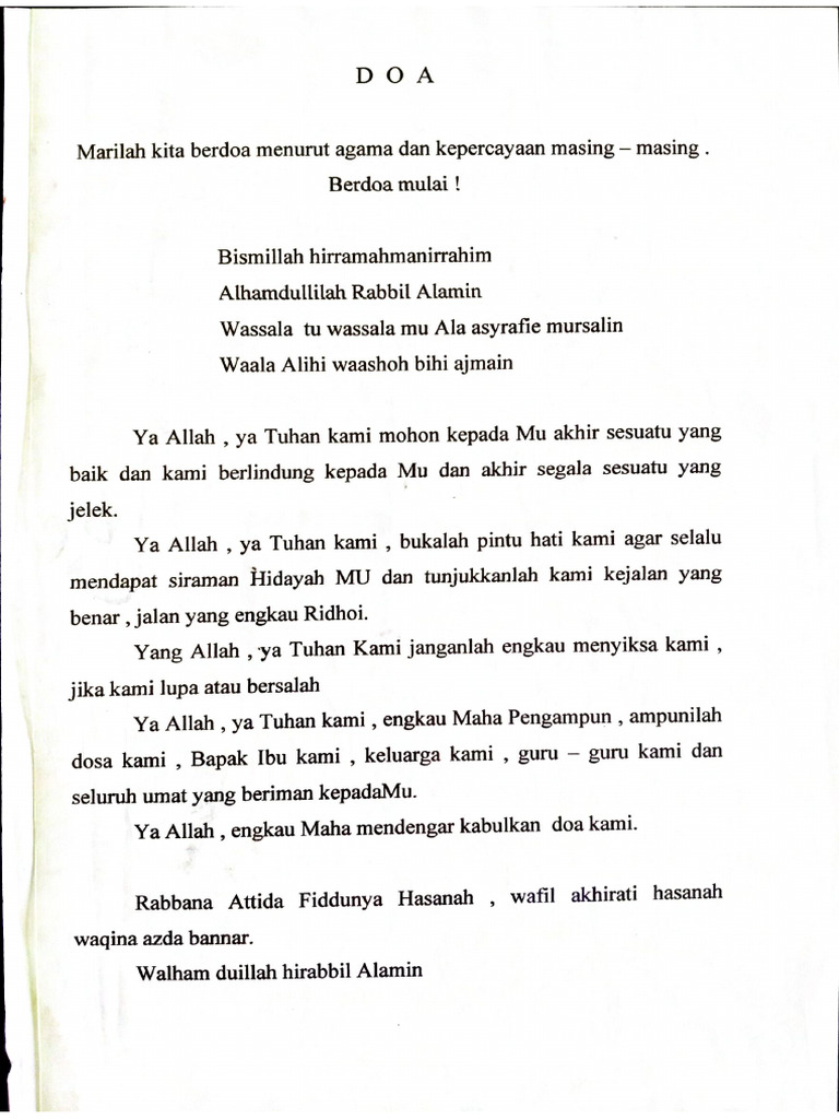 Doa | PDF