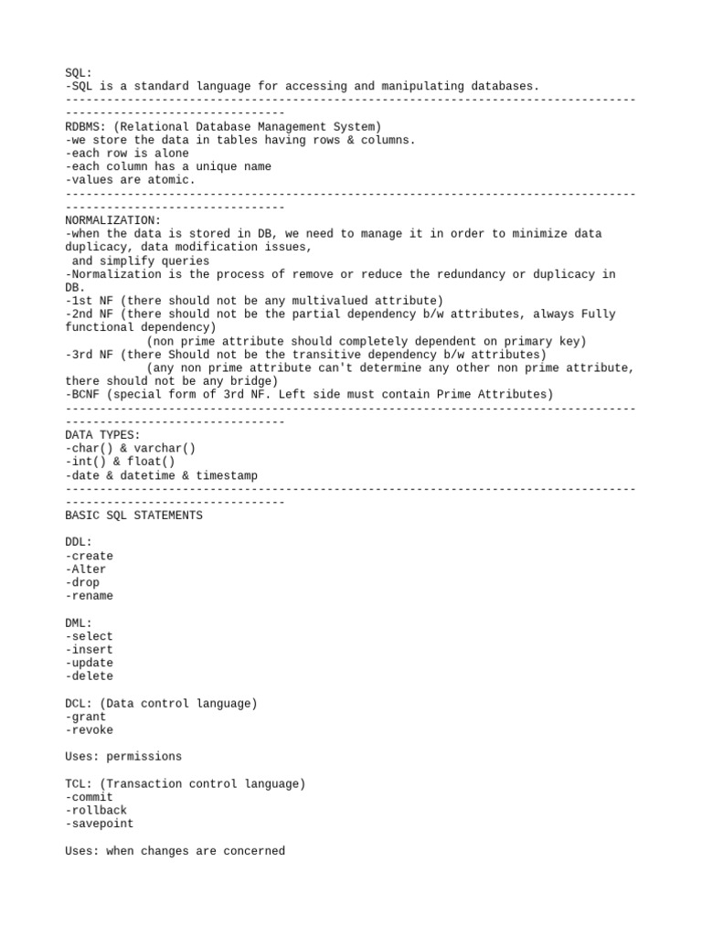 2 - Introduction | PDF | Sql | Databases 2 - Introduction | PDF | Sql | Databases