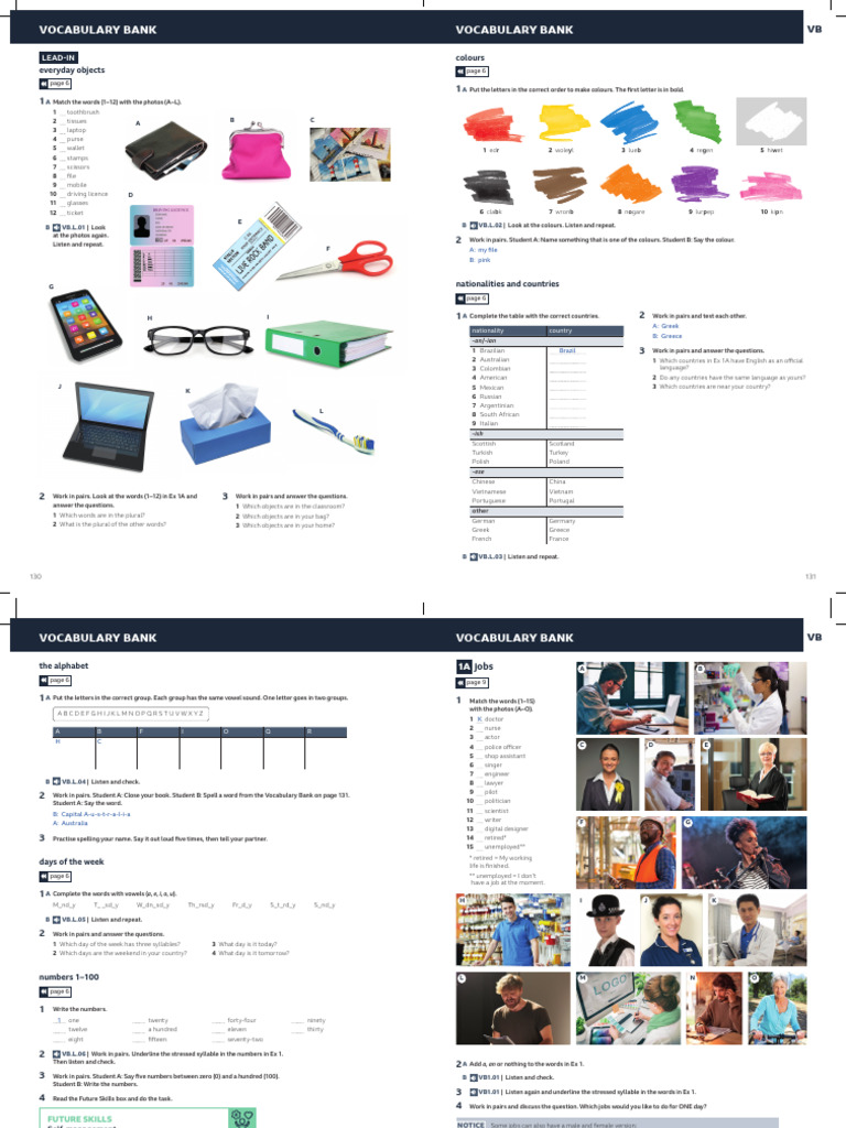 A2 - Vocab Bank | PDF | Human Communication | Linguistics