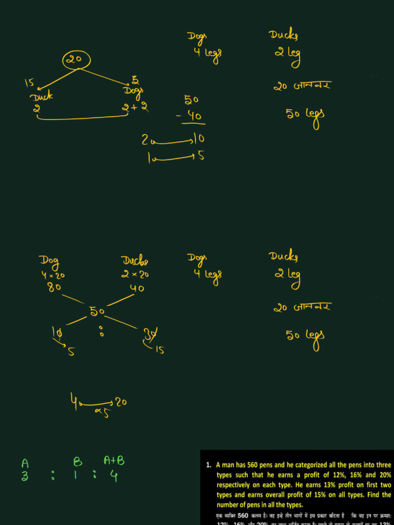 Mixture and Alligation 06 | PDF
