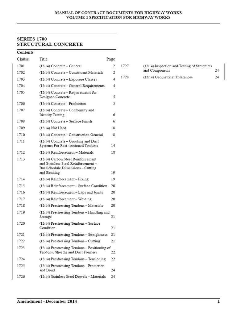 SHW Series 1700 | PDF | Concrete | Prestressed Concrete