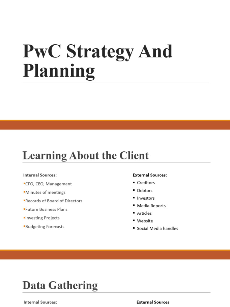 PWC Strategy | PDF | Finance & Money Management