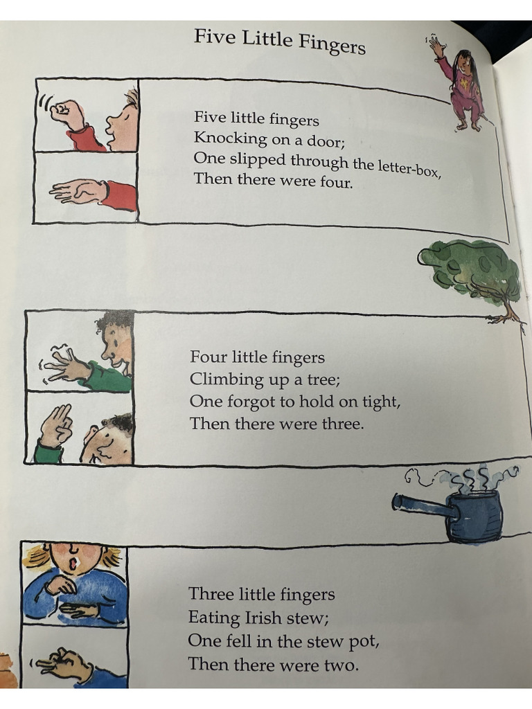 Five Little Fingers | PDF