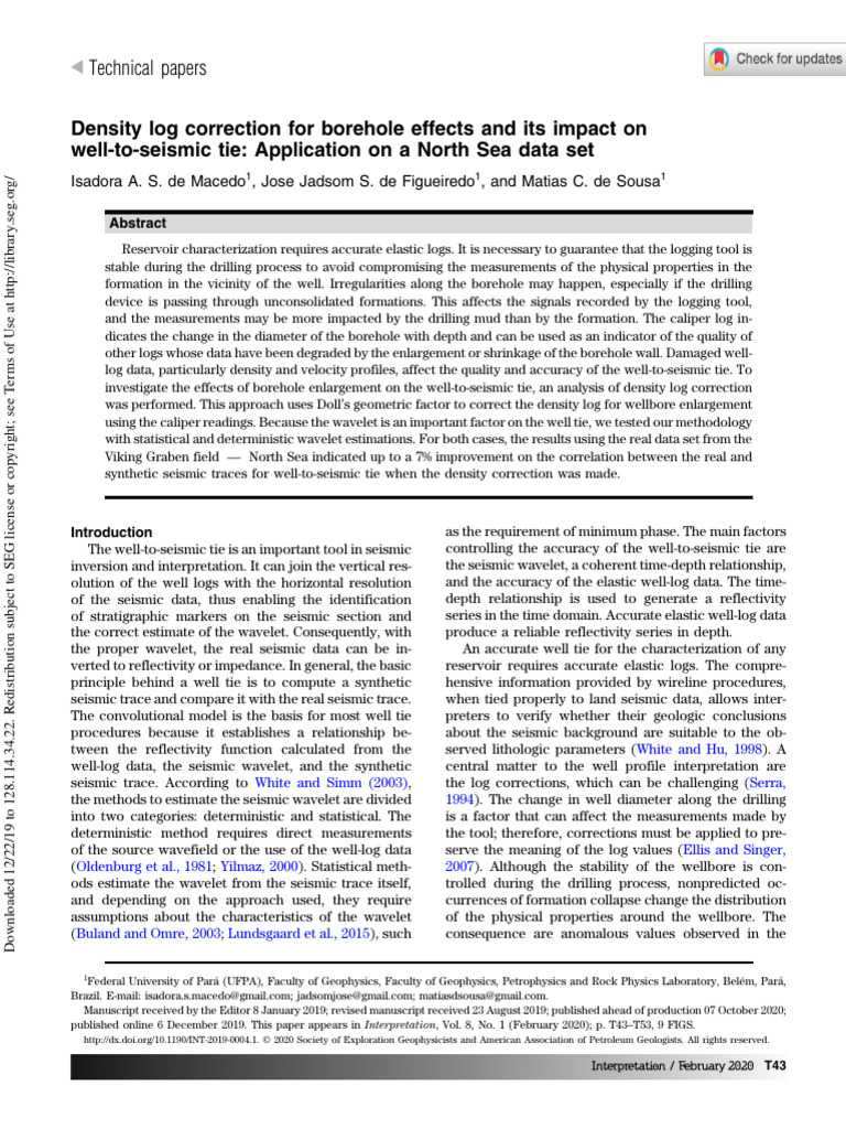 Density Correction | PDF | Gamma Ray | Physical Sciences