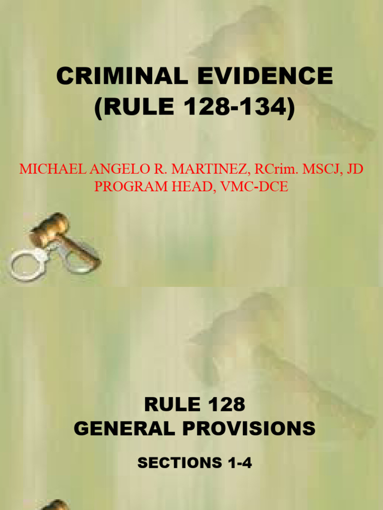 Criminal Evidence | Download Free PDF | Evidence (Law) | Evidence
