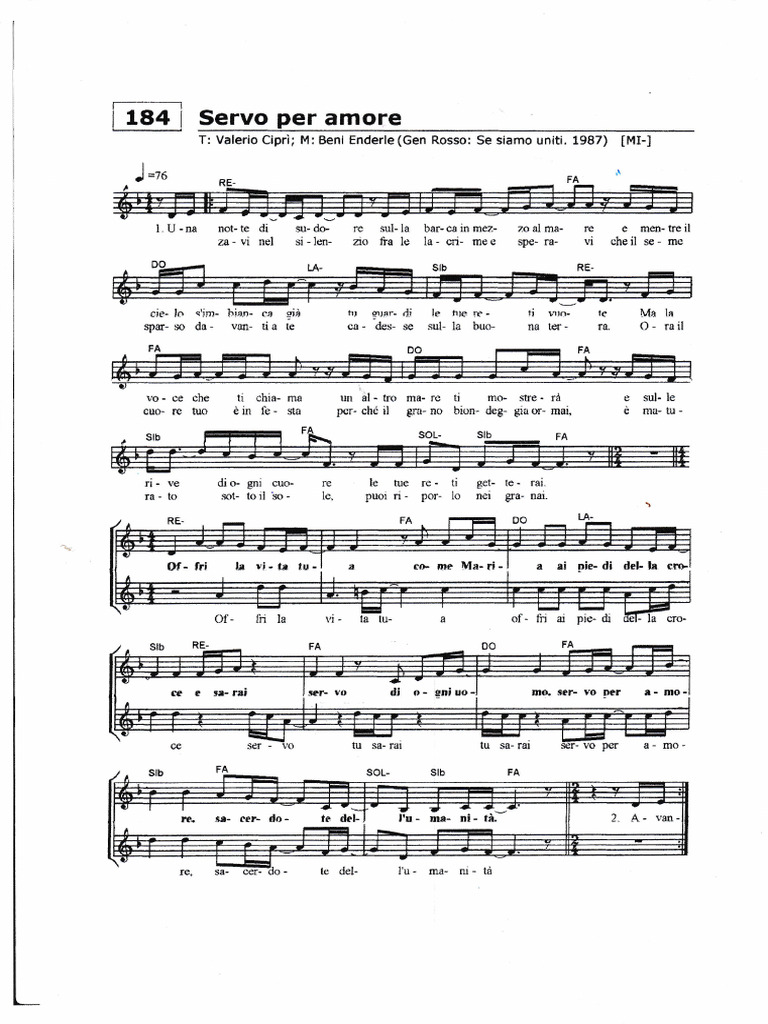 Servo Per Amore | PDF