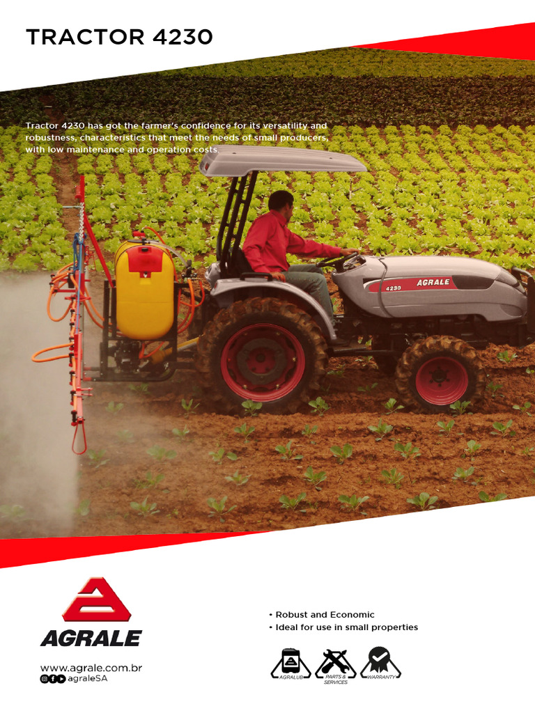 Agrale 4230.4 Tractor Technical Specifications | PDF | Tractor | Clutch
