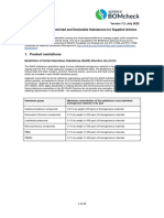 REACH Compliance Declaration Template | PDF | Finance & Money Management